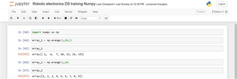 introduction to numpy robotic electronics