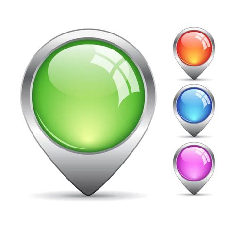 Pin Map Marker Stock Vector Image By Arcady