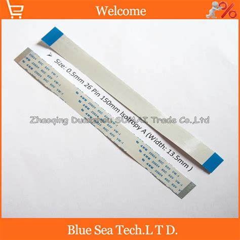 Ffc Fpc Flexible Flat Cable Mm Pitch Pin Mm Isotropy A Or Anisotropy B Cable Awm