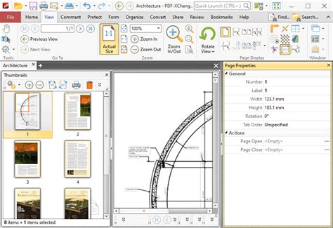 PDF XChange Editor V8 User Manual Tabs Guide View Tab Editing