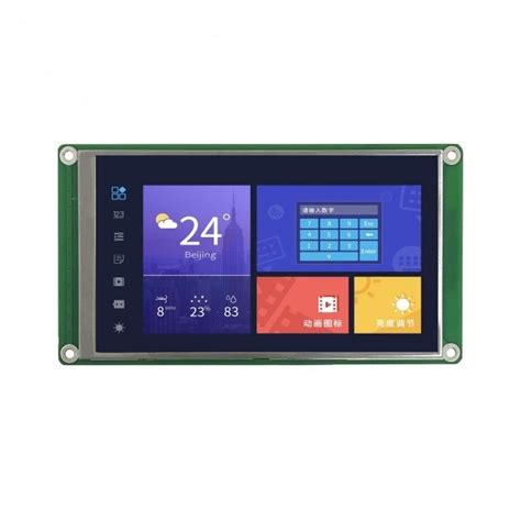 Dwin 5 0 Inch Uart HMI Intelligent Display 1280 720 Resolution Mipi Incell LCD Module Resistive