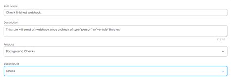 Create A Rule To Receive Webhooks