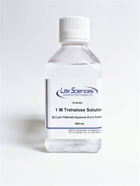 1m Trehalose Solution Life Sciences Advanced Technologies