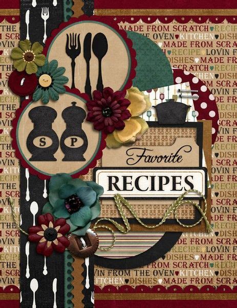 304 Best Images About Scrapbook Cookbook Ideas On Pinterest Cottages