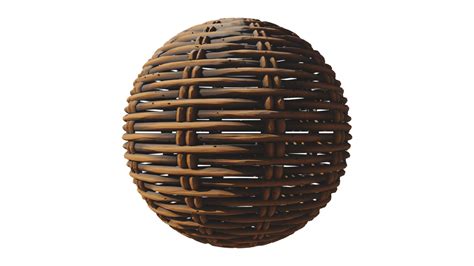 Artstation Wicker Pbr Texture Game Assets