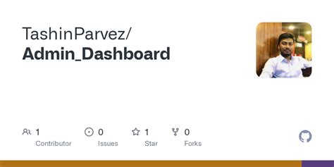 Github Tashinparvez Admin Dashboard