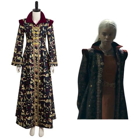 House Of The Dragon Rhaenyra Targaryen Cosplay Costume Outfits £3746