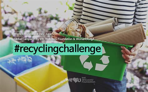 The Intl WeLoveU Foundations Global Campaign Recyclingchallenge In Cooperation With The