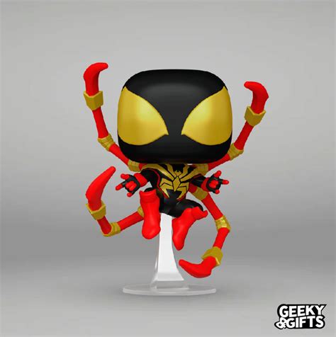 Funko Pop Marvel Spider Man Miles Morales Iron Spider 1448 Geekyandts