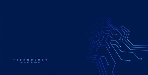 회로 기판 라인 기술 배경 무료 벡터