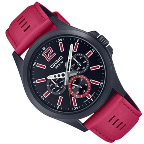 Đồng Hồ Casio Mtp E350bl Màu Đỏ Bh 5 Năm Chính Hãng 100 Viostore Uy Tín Là Sức Mạnh