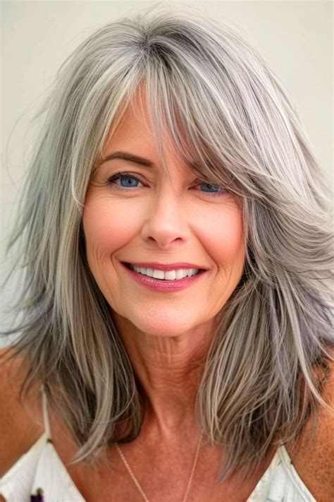 32 Age Defying Hairstyles For Women Over 50 With Thick Hair In 2024