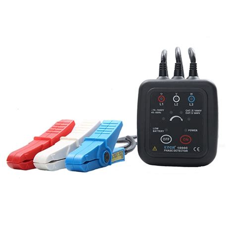 Buy Digital Meter Phase Non Contact Phase Sequence Detection Phase Detector Meter Phase