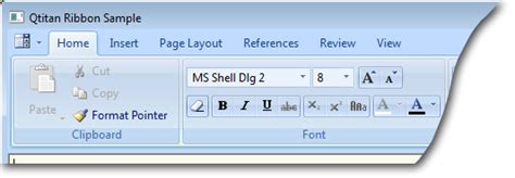 Developer Machines QtitanRibbon Features