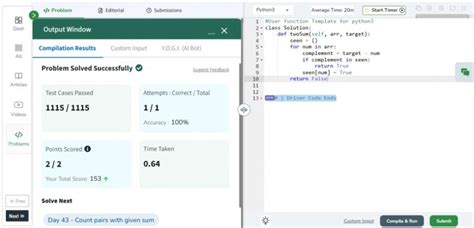 Swathi Govindan On Linkedin Dsa Geekstreak Problemsolving
