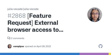 Feature Request External Browser Access To Documentation Service Issue Julia Vscode