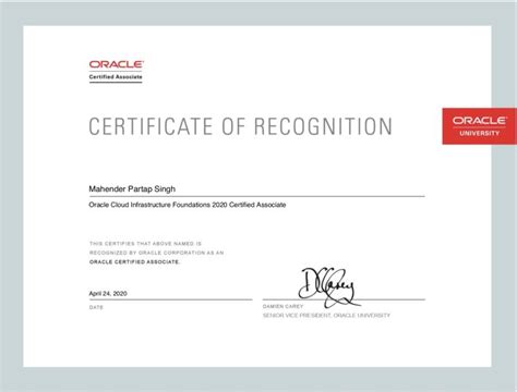 Mahender Partap Singh On Linkedin Oraclecloudinfrastructure Oci