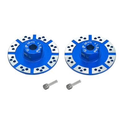 Gpm Alum 7075 15mm Hex Wbrake Disksilver Lining Blue For Losi Baja