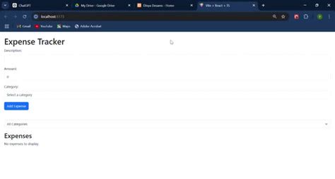 reactjs expensetracker webdevelopment frontenddevelopment