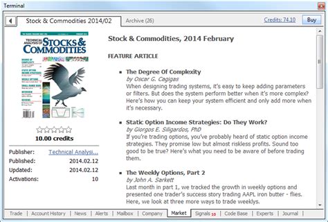 metatrader 4 platform update build 625 magazines in metatrader market and new metaviewer free