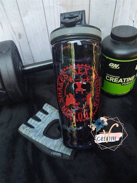 25oz Shaker Bottle Sex Weights Protein Shakes Custom Shaker