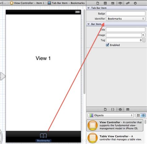 Iosiphone Tab Bar Tab Bar Item Uitabbarcontroller And Multiple View Iphone Ipad