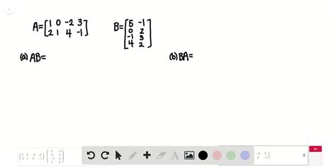 Solvedfor Exercises 11 16 A Give The Order Of The Matrix B