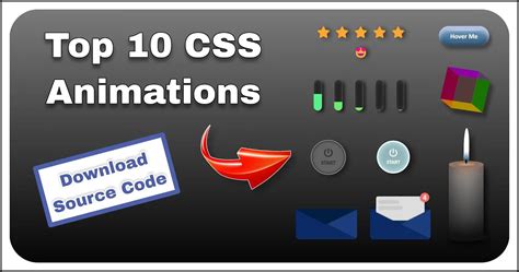 Unlock Web Animation Secrets Top 10 Best Css Animations With Source Code
