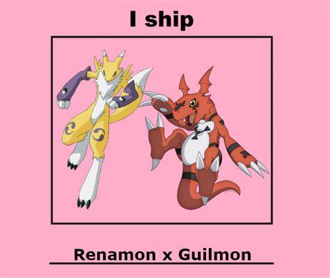 I Ship Renamon X Guilmon By Madsceptictrooper On Deviantart