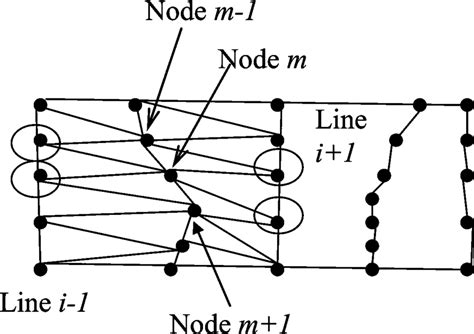 Illustration Of An Arbitrary Node M And Its Connection With Other Nodes