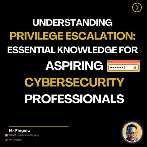 Understanding Privilege Escalation For Aspiring Cybersecurity Pro By Mr Fingerz Cyber Hero