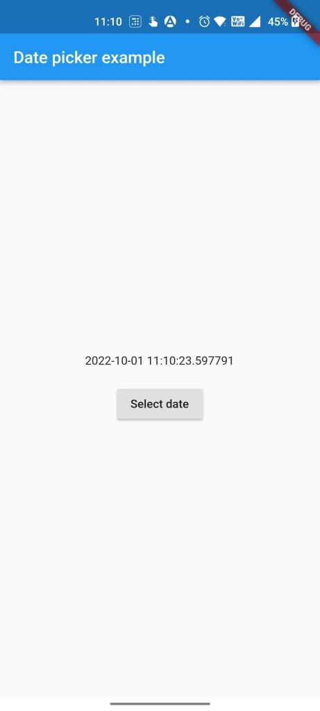 How To Show Date Picker In Flutter Flutter Showdatepicker Function