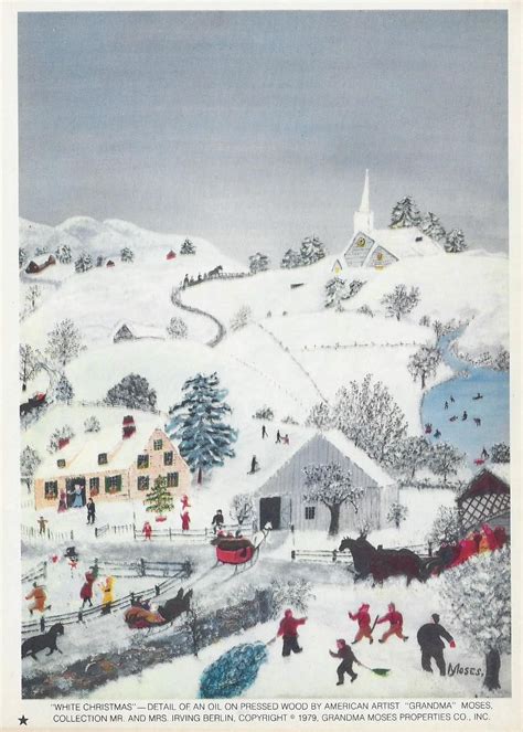 Readers Digest Cover Dec 1976 Grandma Moses White Christmas I