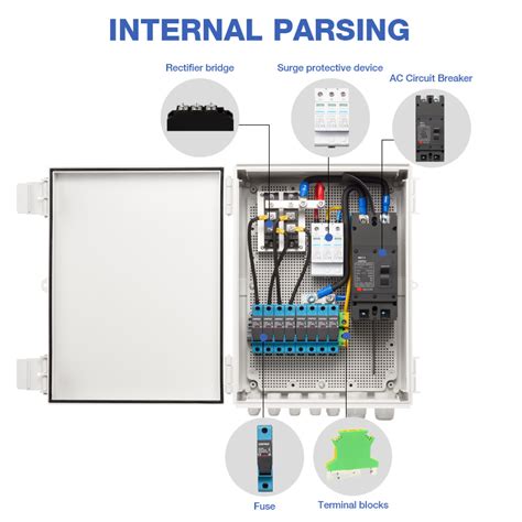 PV Combiner Box With Intelligent Solar Module Distribution Box With Anti Reverse Function 4