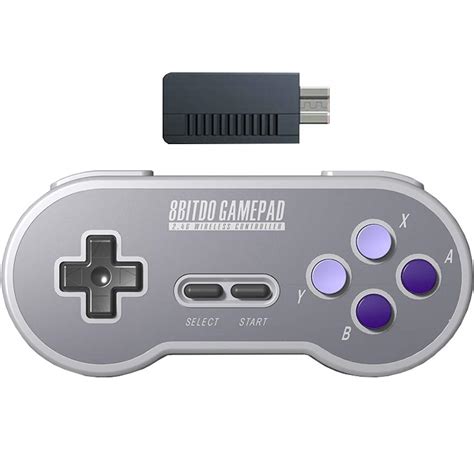 8bitdo Sn30 24g Wireless Controller For Snes Classic