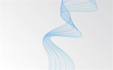 추상 파란색 물결 선 배경 무료 벡터