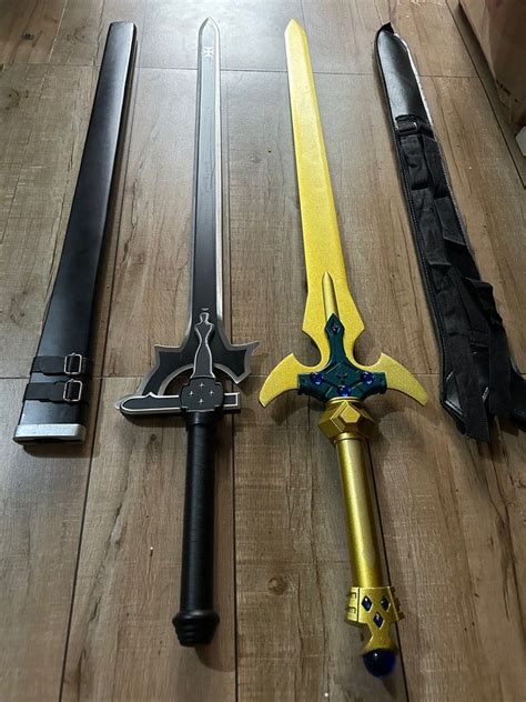 Sao Kirito Dual Swords Stainless Steel Hobbies Toys Toys Games On Carousell