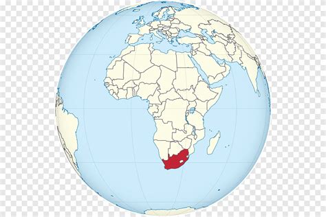 Sudáfrica En El Mapa Del Mundo
