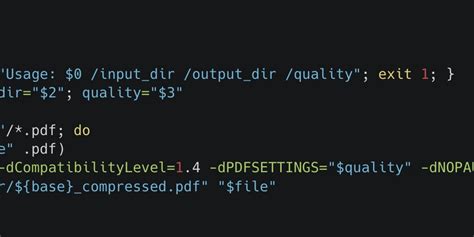 Til How To Batch Compress Pdf Files Using Ghostscript Dev Community