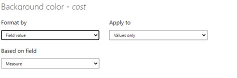 Solved Power Bi Matrix Conditional Formatting For Each Microsoft Fabric Community