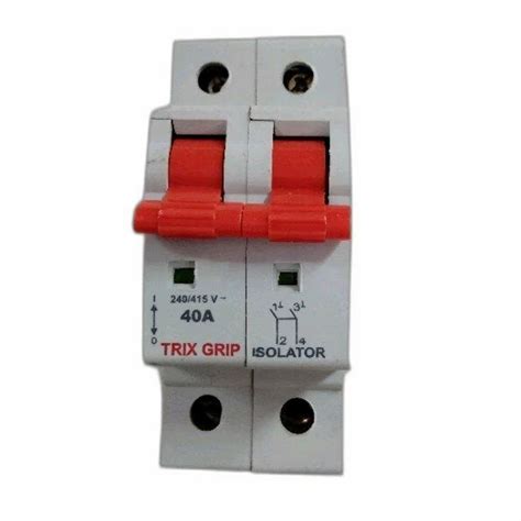 Trix Grip 40a Isolator Switch At ₹ 186piece Mcb Isolator In New
