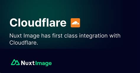 Cloudflare Nuxt 图片提供者 Nuxt 框架