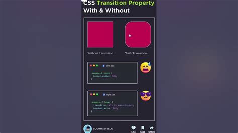Css Transition Property Short Shortvideo Cssanimation Csshovereffects Coding Webdesign
