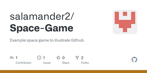 Github Salamander2 Space Game Example Space Game To Illustrate Github