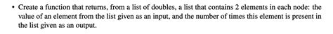 Solved Implement Functions Related To The Double Chained