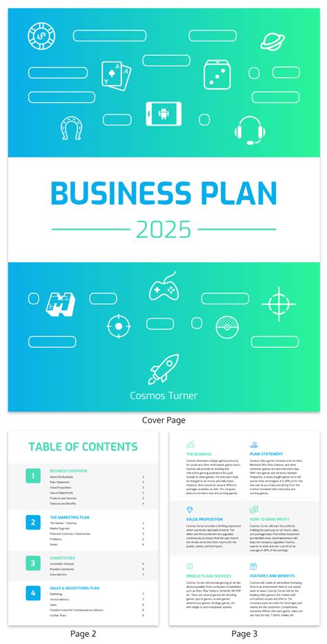 Business Game Plan Template