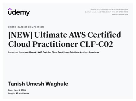 Tanish Waghule On Linkedin Aws Cloudcomputing Certificationjourney