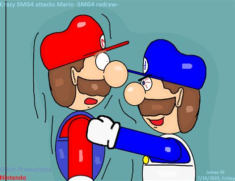 Avatar Avatar Crazy Smg4 Attacks Mario By Cvgwjames On Deviantart