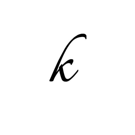 Printable Cursive K Letter Printablelib