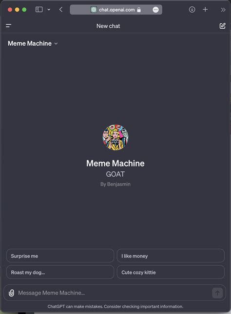Mememachine Goat Gpt Rchatgpt